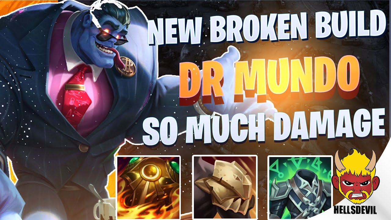 WILD RIFT | NEW BROKEN MUNDO BUILD (SO MUCH DAMAGE) | Challenger Mundo ...