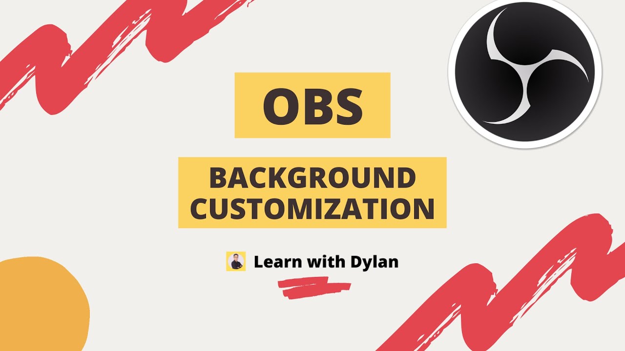 OBS Studio Tutorial - Customizing Your Background for Live Streaming on ...