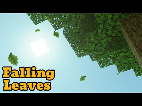 mod Falling Leaves in Minecraft/samurai - YouTube