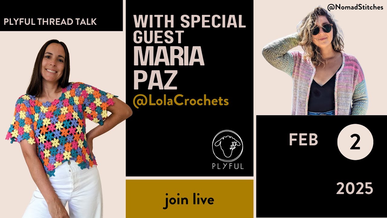 Full Interview with Maria @LolaCrochets - Jan '25 Thread Talk - YouTube