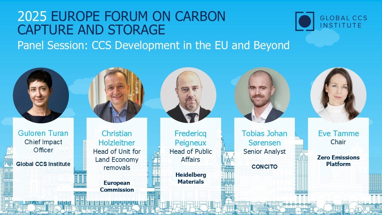 Panel Session | CCS Development in the EU and Beyond - YouTube