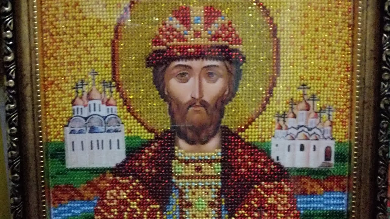 Вишивка бісером. ТМ Biser Art. Св. Дмитрій - YouTube