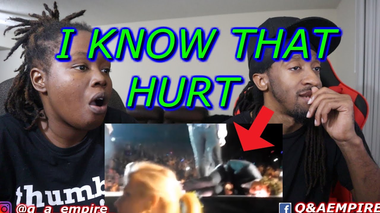 CELEBRITIES GET HIT WITH OBJECTS!!! (REACTION) - YouTube