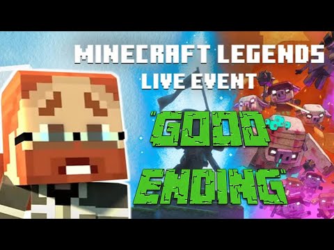 Minecraft Legends Live Event RARE Good Ending - YouTube