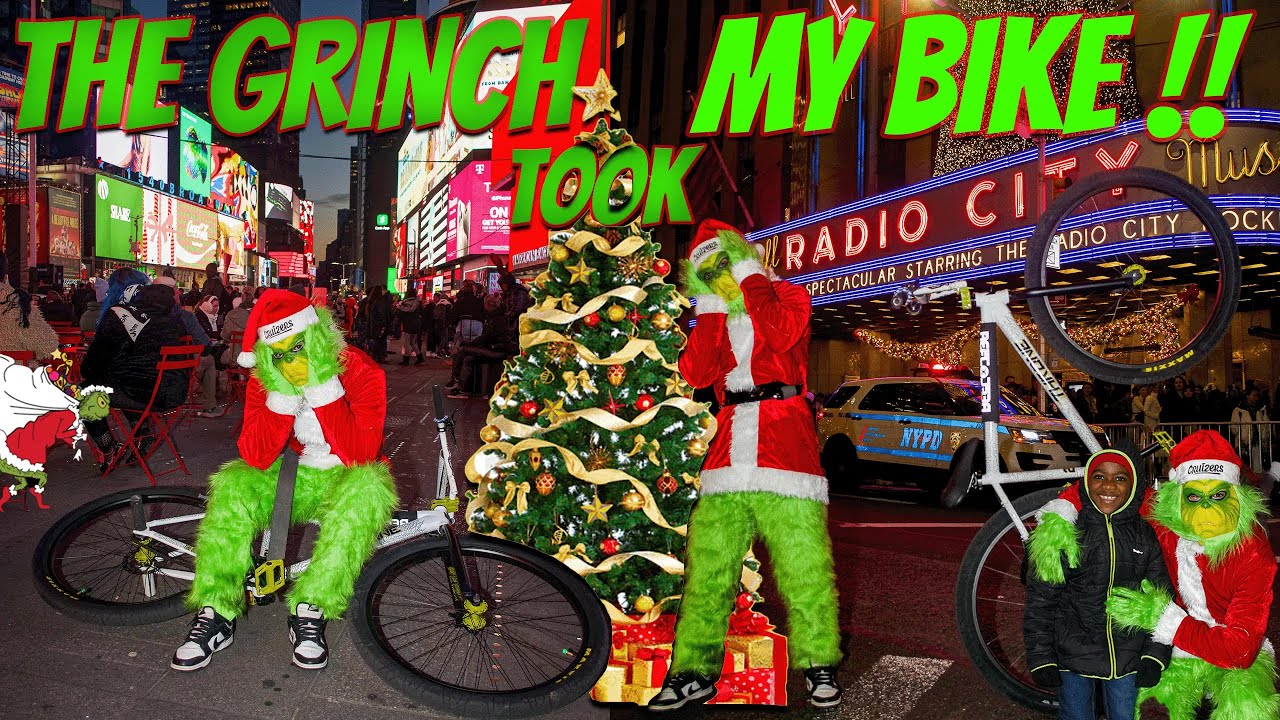 THE GRINCH TOOK MY BIKE ON CHRISTMAS !! - YouTube