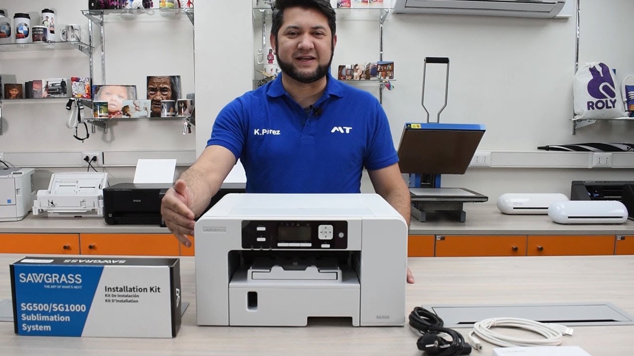 NUEVA Impresora de Sublimación SawGrass Virtuoso SG-500 - YouTube