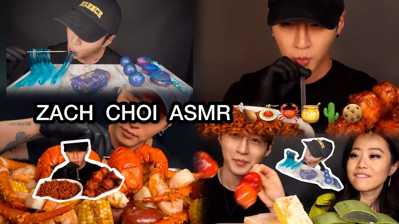 Zach Choi Asmr || ASMR Spicy Food || Asmr Sweet Food || ASMR || MUKBANG ...