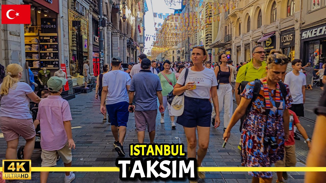 SUNSET AT TAKSIM SQUARE: A JOURNEY IN THE HEART OF ISTANBUL - 4K-HDR ...