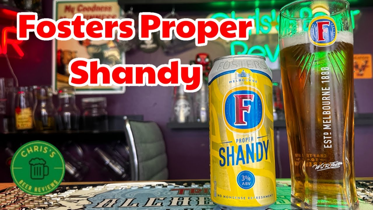Fosters Proper Shandy - YouTube