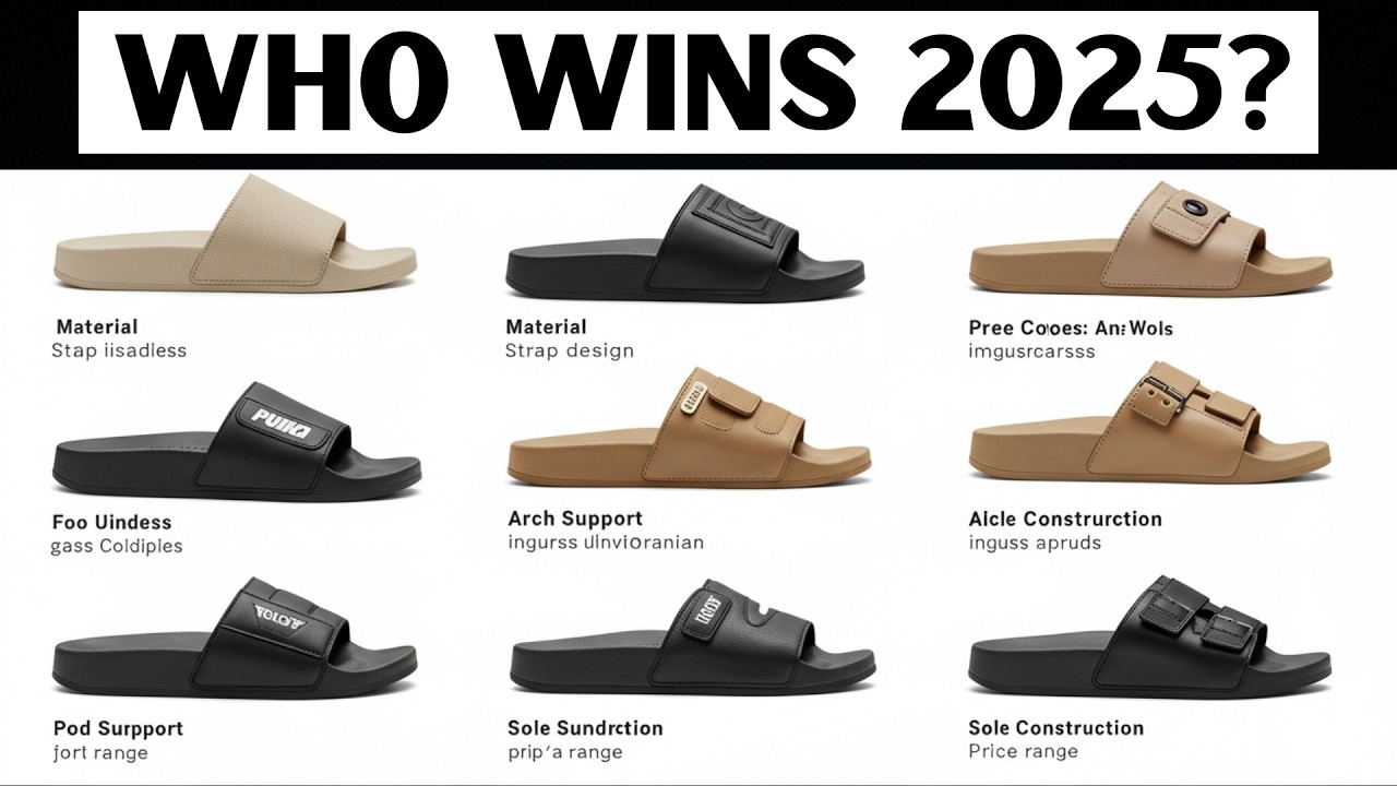 5 Best Slides 2025 – Most Comfortable & Stylish Picks! - YouTube