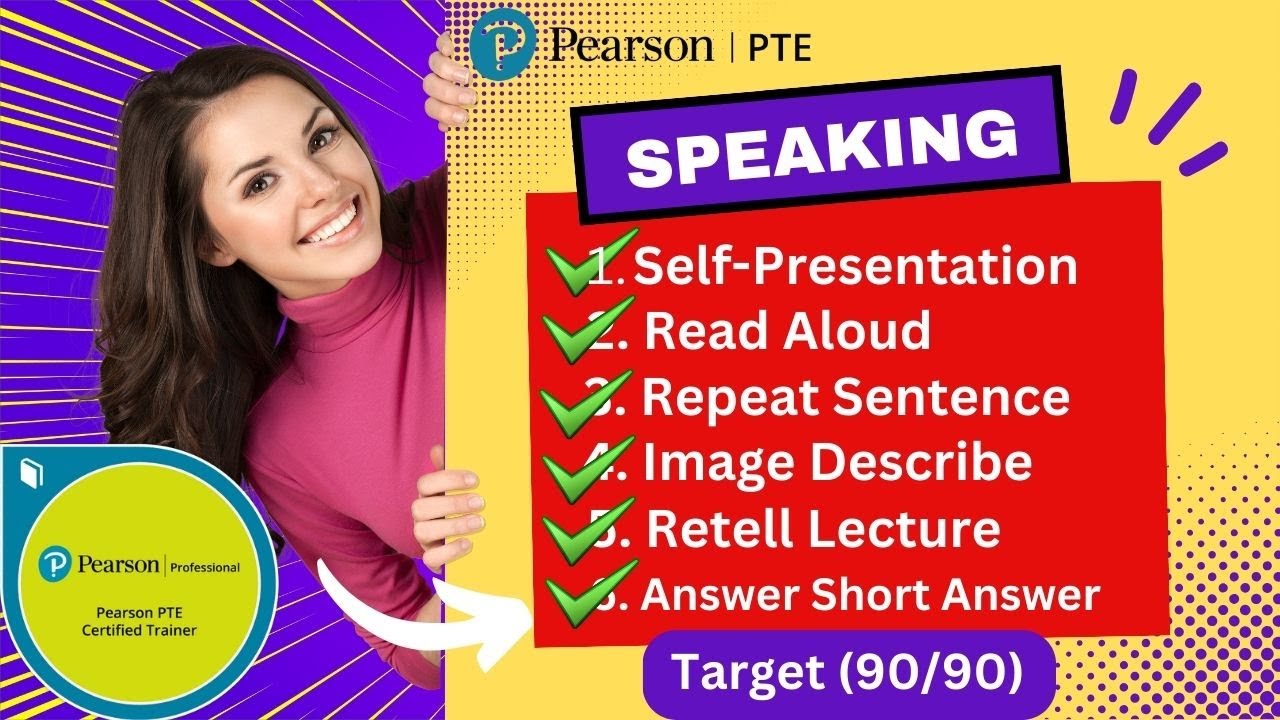 PTE.Pearson Test Of English.PTE Speaking Question Pattern.PTE Speaking ...