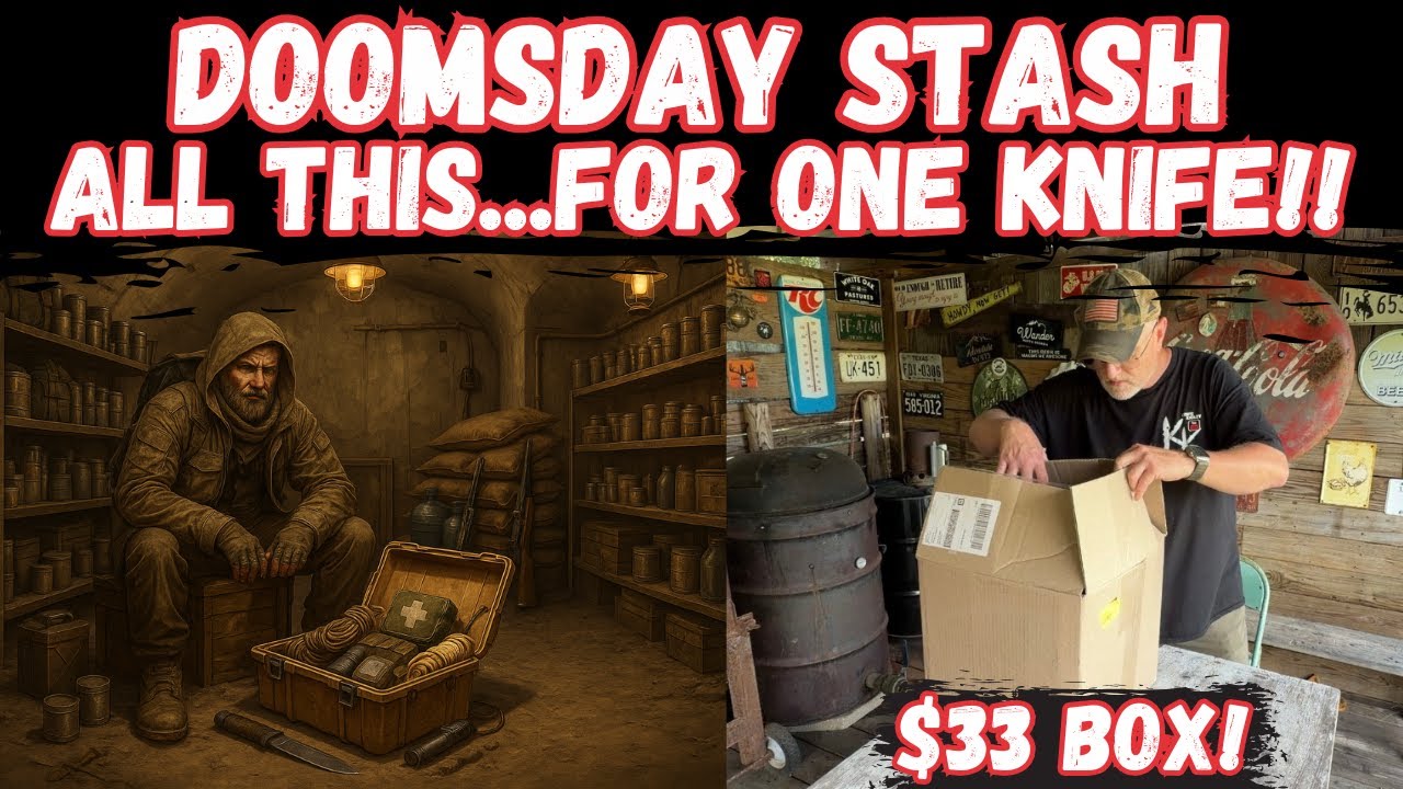 I Bought a Doomsday Prepper’s Stash…for ONE Knife & A Zippo! - YouTube
