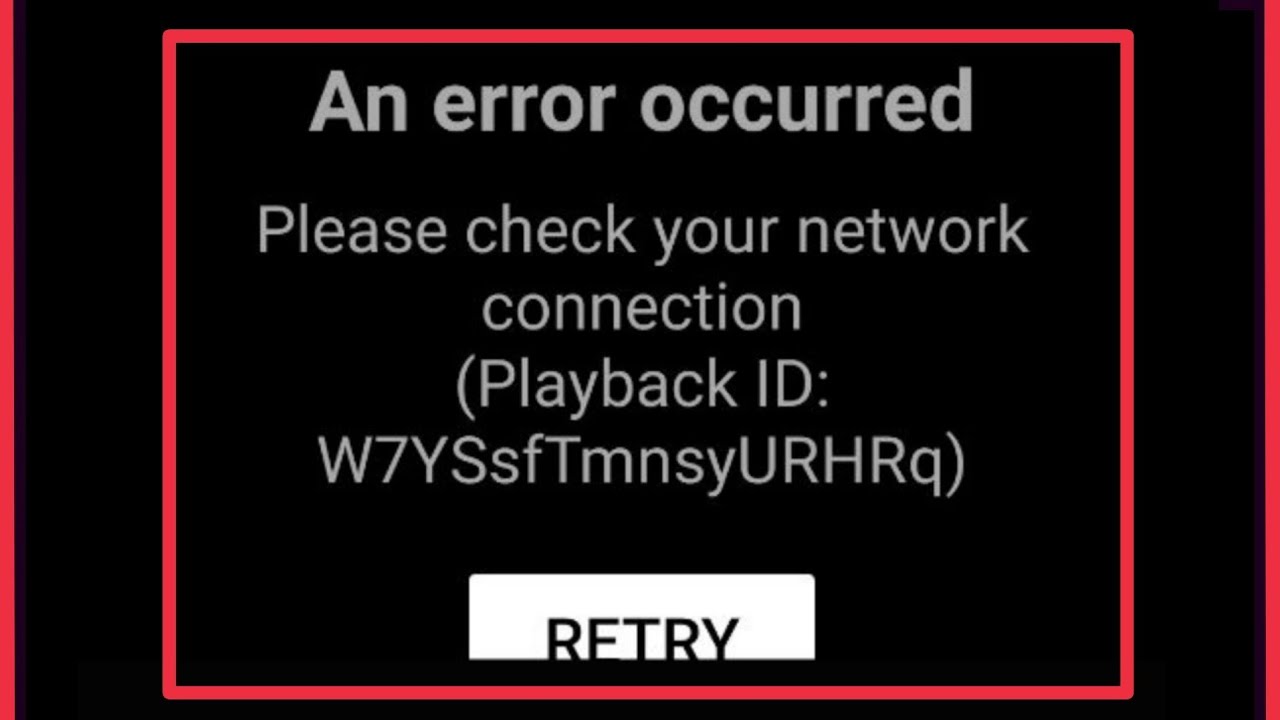 YouTube Music Fix An error occurred please check your network play back ...