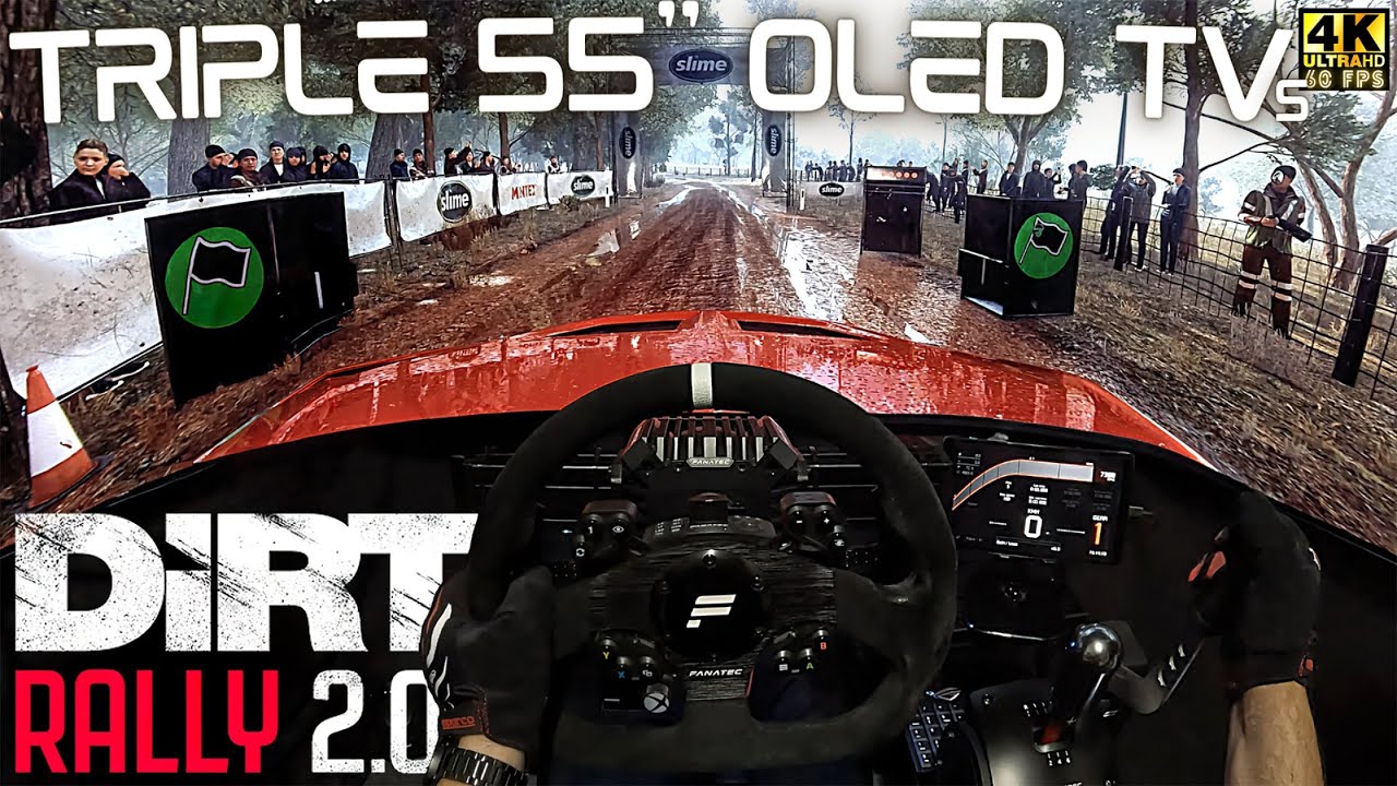 DiRT Rally 2.0 - DRIVER'S EYE VIEW Gameplay Australia | Fanatec CSL DD ...