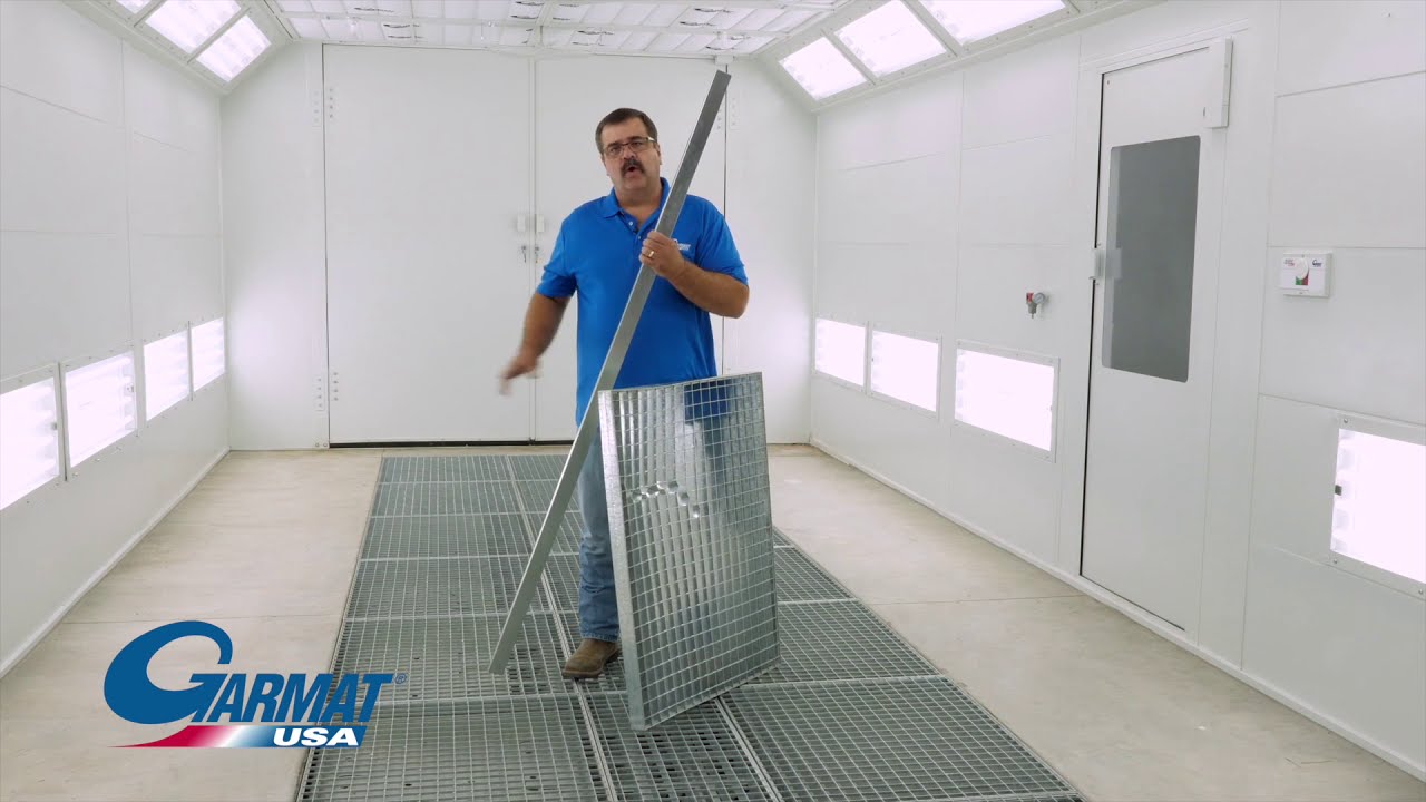 How To Change Paint Booth Exhaust Filters - YouTube