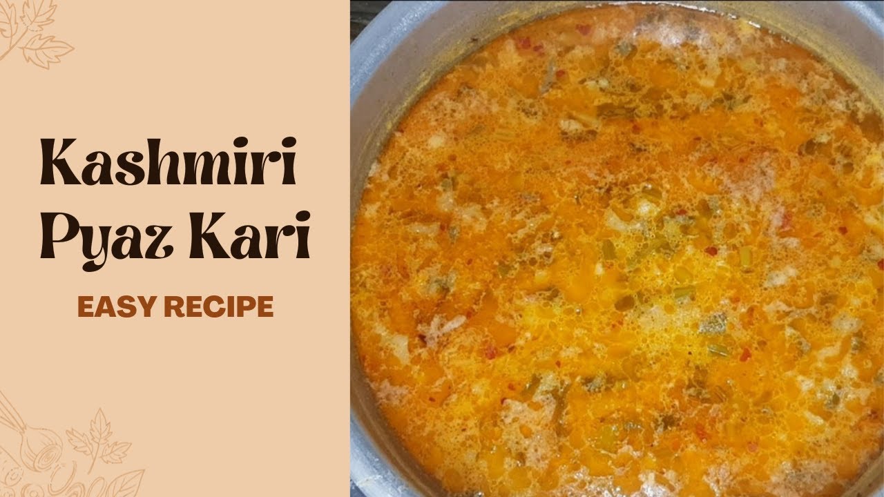 Kashmiri kari recipe | Green onion Kari recipe - YouTube