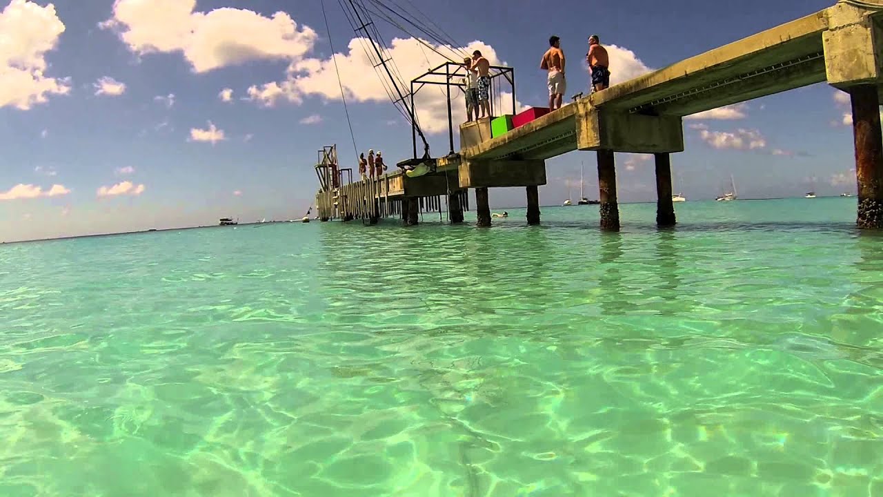 Boatyard - Barbados - Ryan Swinging Into The Water - YouTube