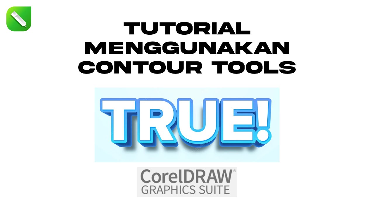 Tutorial Menggunakan Contour Tool Pada corelDRAW - YouTube