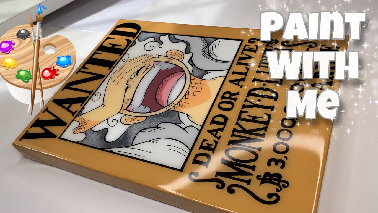 One Piece - Bounty Luffy gear 5 // Paint With Me // Artresin - YouTube