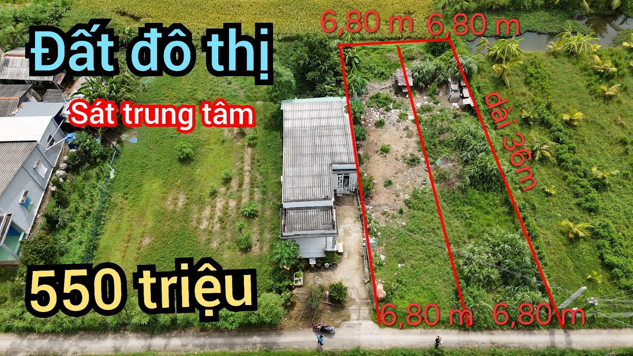 MS 988.đất đô thị.sát trung tâm. Giá 550 triệu.gò Công tiền giang - YouTube