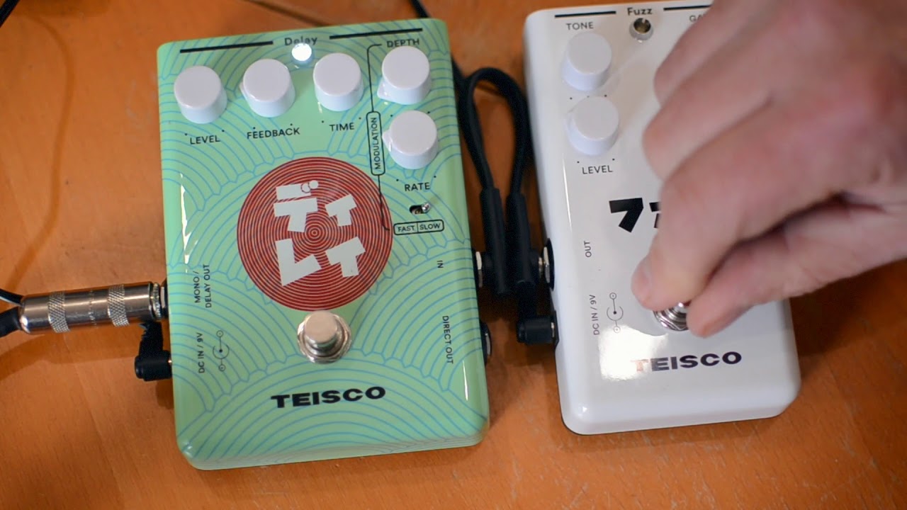 Teisco: DELAY & FUZZ. One Minute Thirty-Three With ... - YouTube