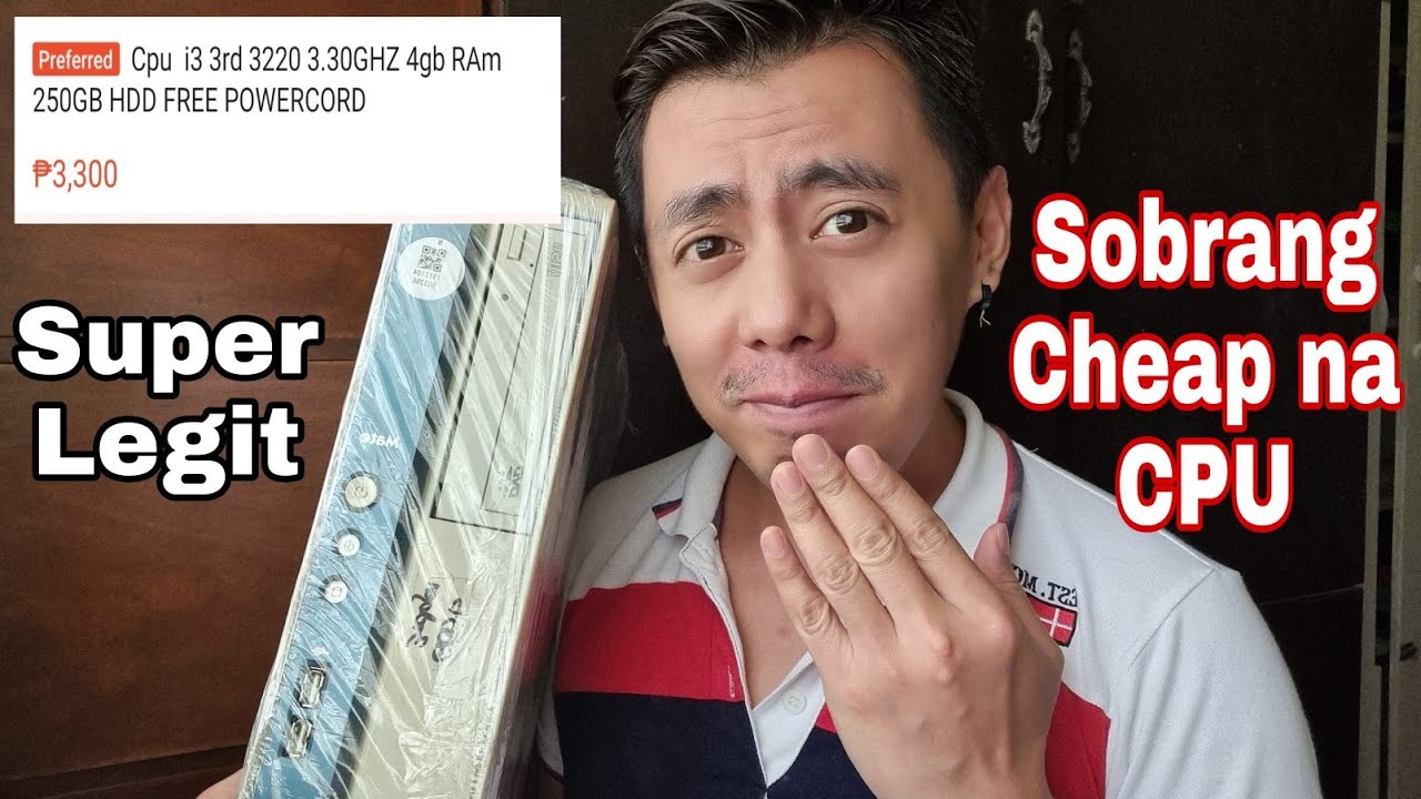 SHOPEE CHEAPEST NEC SLIM CPU I3 3rd 3220 3.3 GHZ 250 GB HDD MID GAMING ...