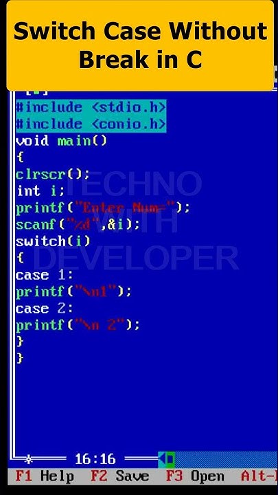 Switch statement Without Break in c programming Part 136 | C Programming #youtubeshorts # ...