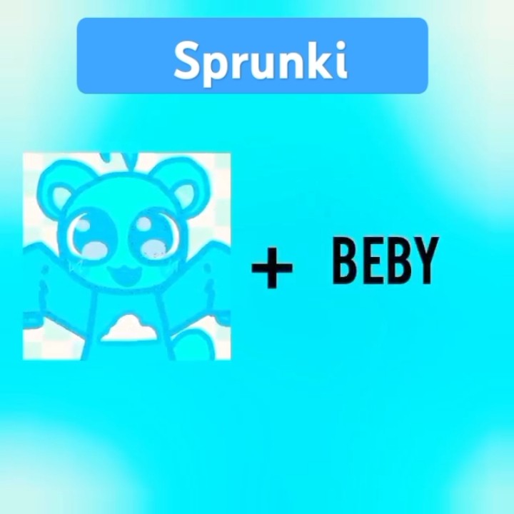 sky + beby it soo cute #sprunki - YouTube