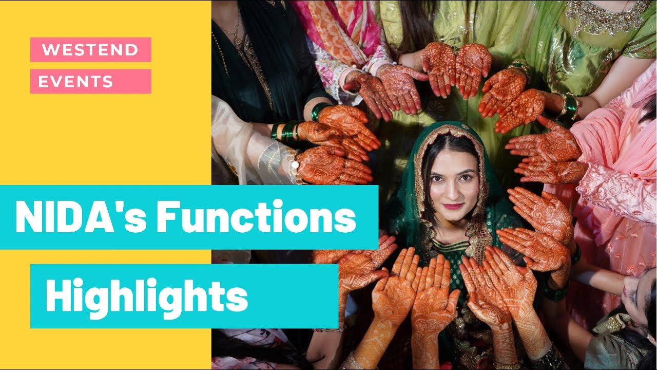 Nida's Wedding Functions HIGHLIGHTS - YouTube