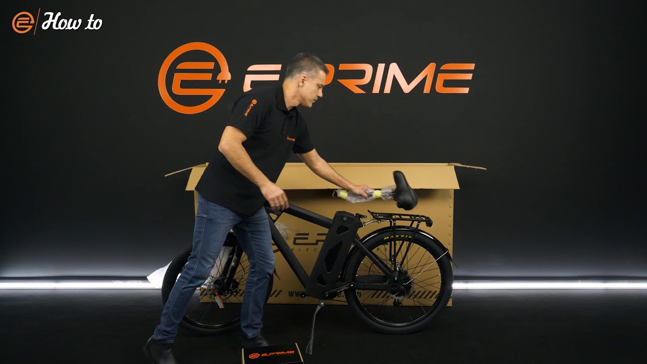 E Prime How To - How To Unbox E Prime Electric Bicycle - YouTube