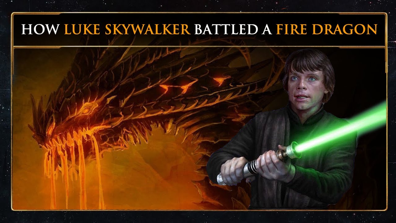 How Did Luke Skywalker Kill a Fire Dragon? #shorts - YouTube