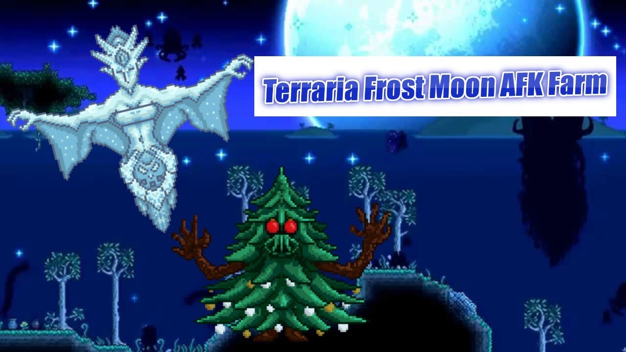 Terraria 3ds AFK Frost Moon Farm!! - YouTube