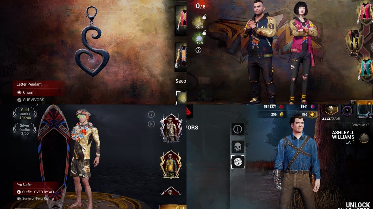 Charms, General Outfits, Gacha Skins, Ash & Everything Else! - Dead By ...