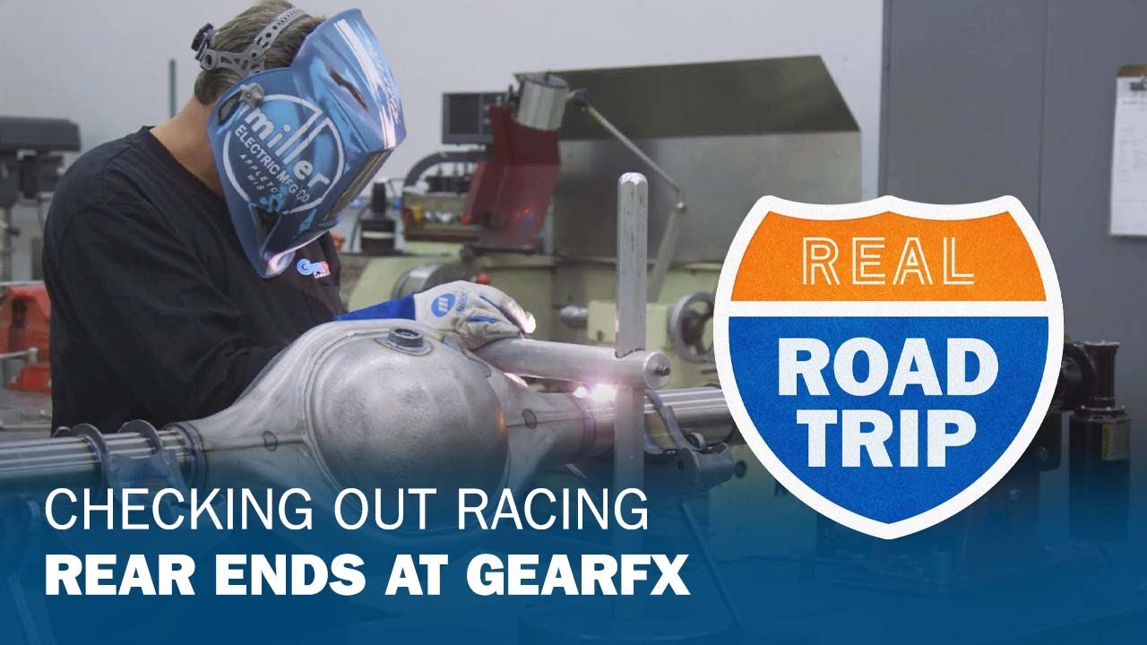 Checking Out Racing Rear Ends at GearFX (Real Road Trip) - YouTube