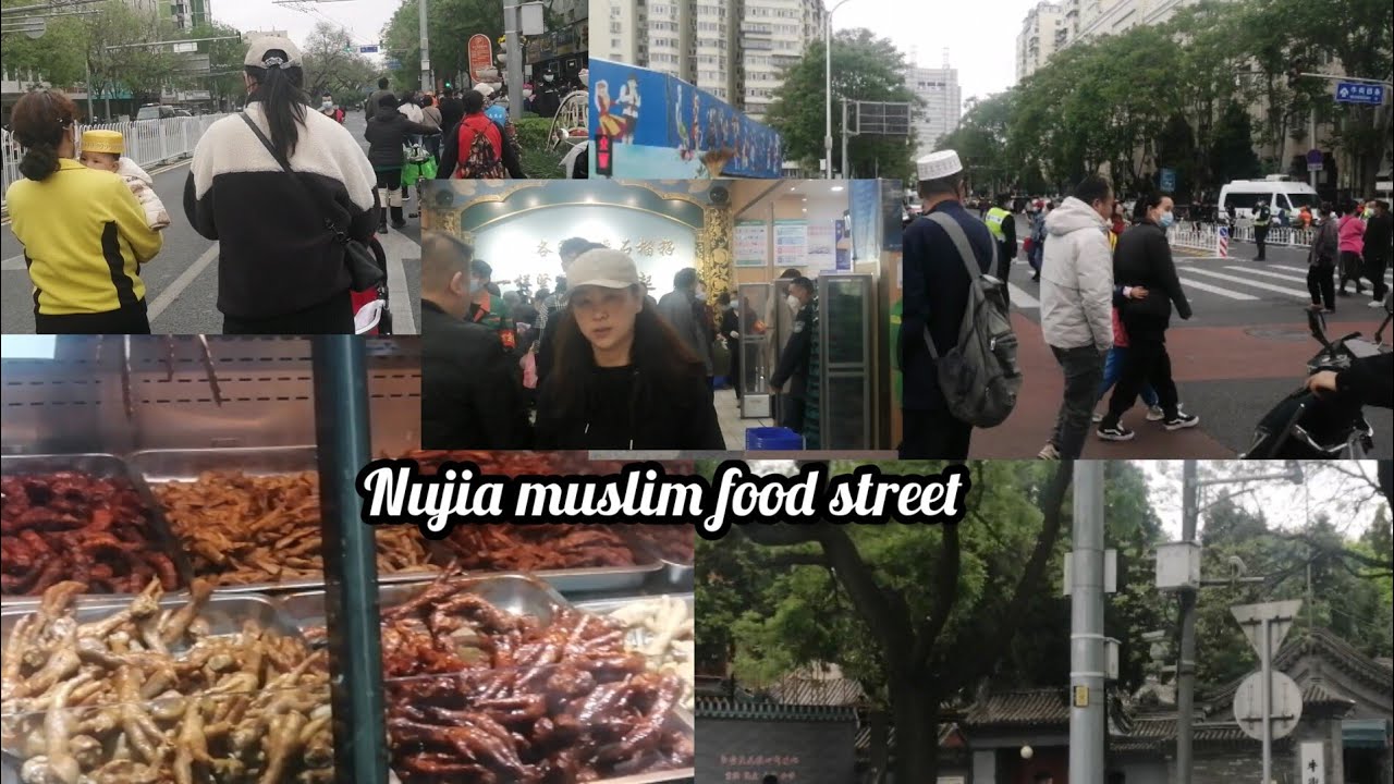 Mosque, Halal Food Muslim street food in Beijing,china - YouTube
