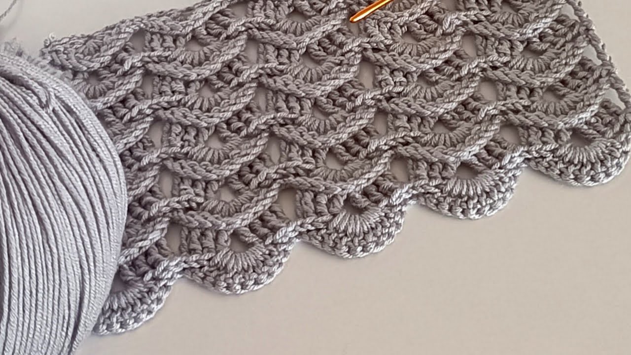 Look how beautiful! This crochet pattern is not difficult to make, you ...