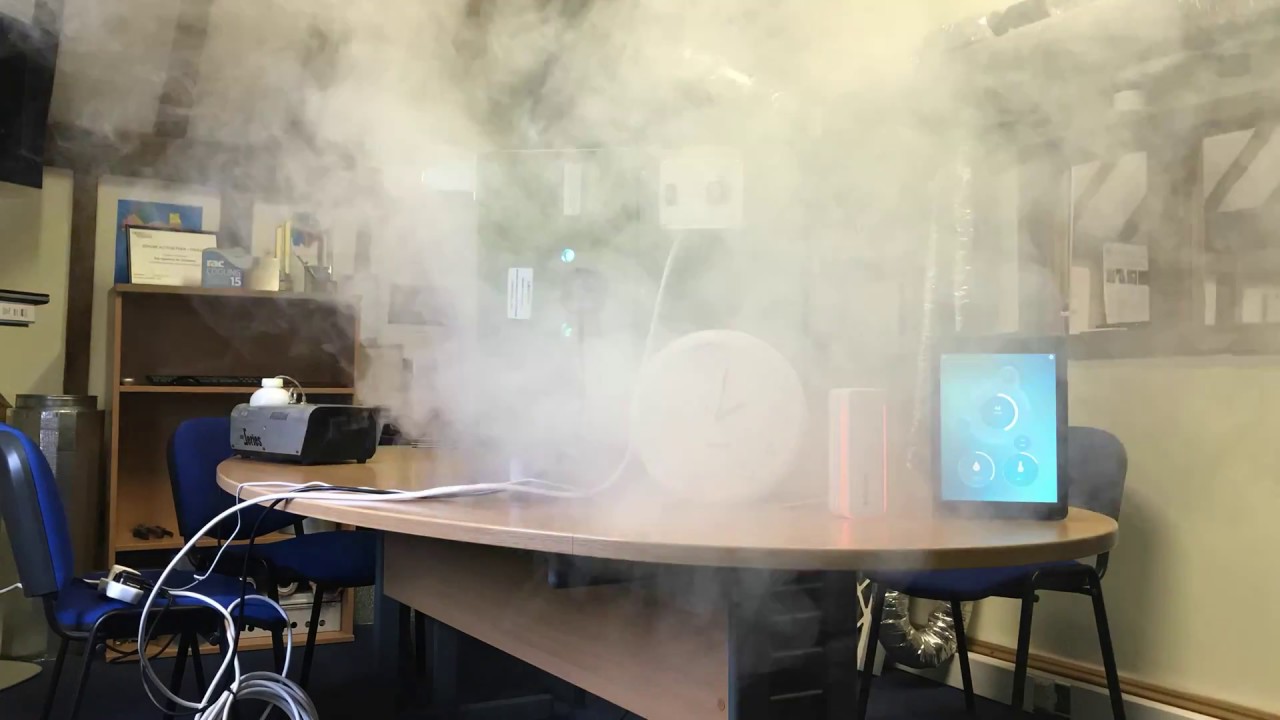 Ingenious Air Company Florence Air purifier Prototype in action - YouTube