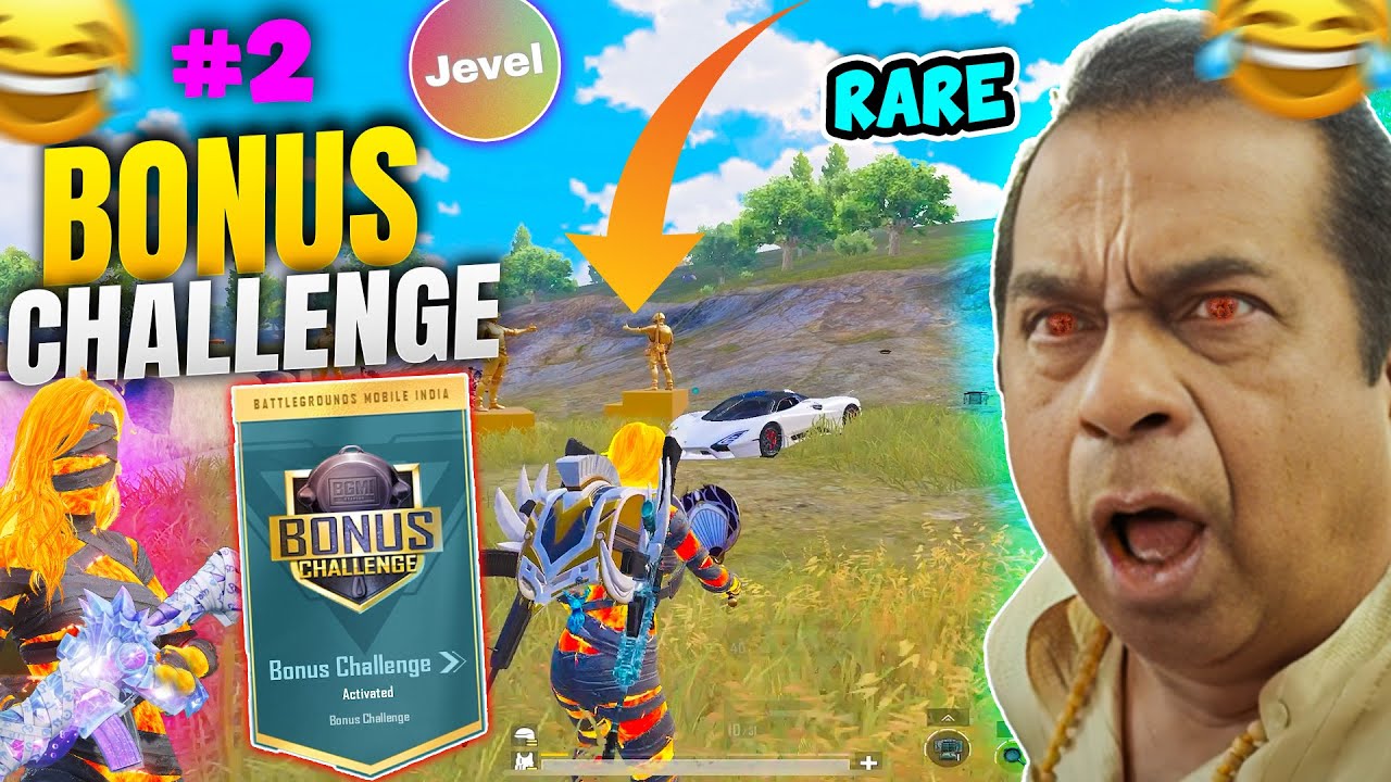 RAREST STRATEGY FOR BONUS CHALLENGE (PART 2) GAMEPLAY JEVEL | BGMI ...