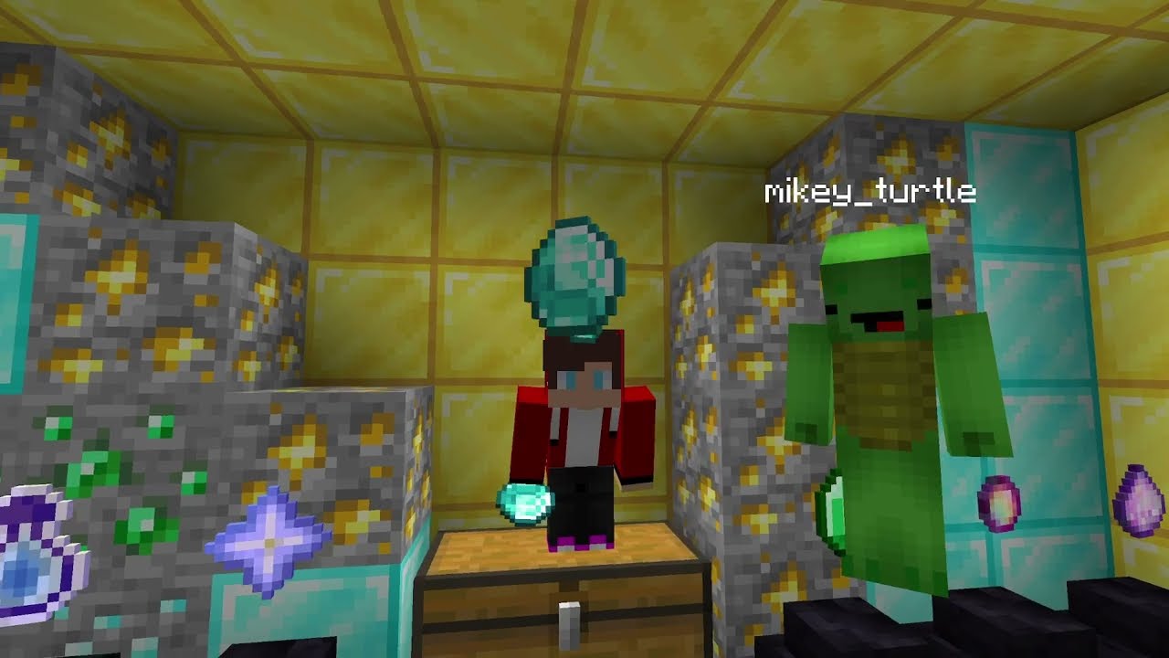 JJ and Mikey vs SCARY VILLAGER TOWER in Minecraft - Maizen - YouTube