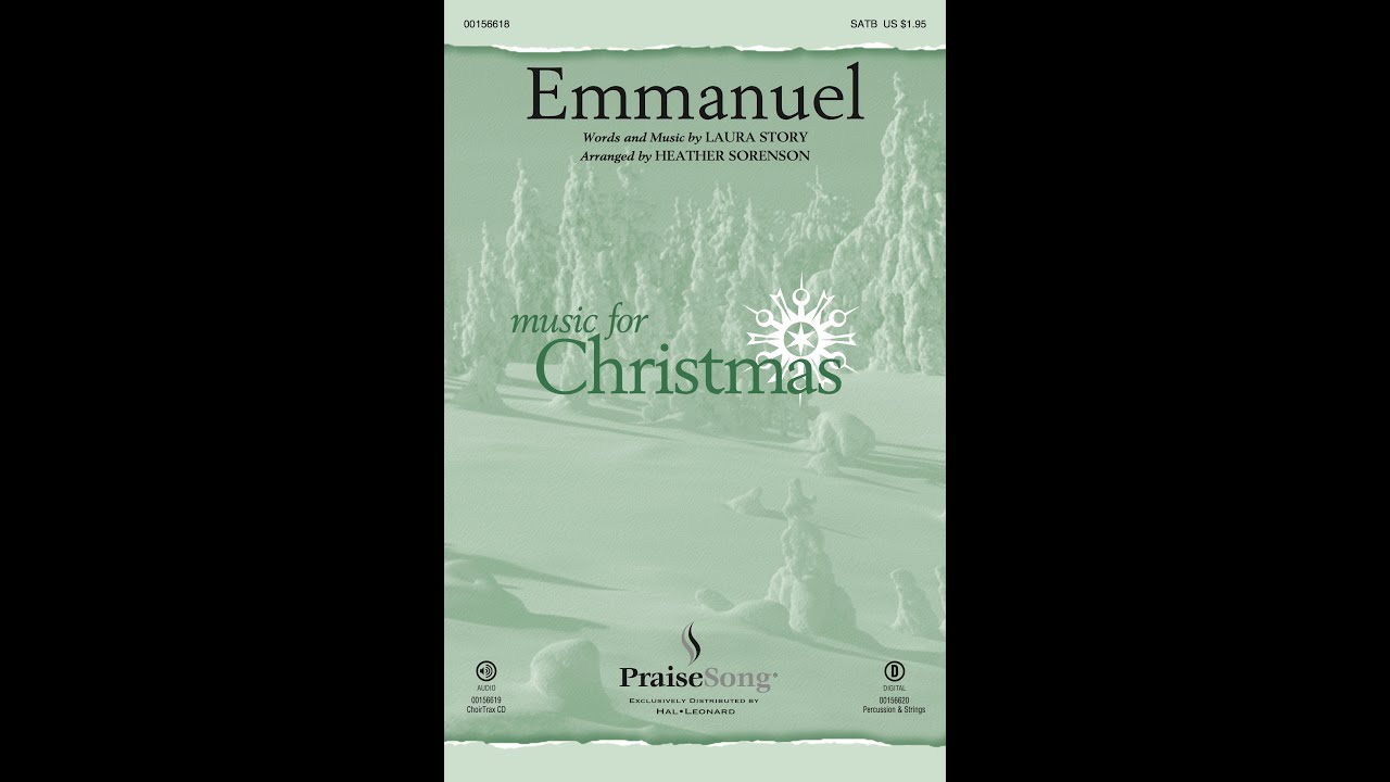 EMMANUEL (SATB Choir) - Laura Story/arr. Heather Sorenson - YouTube