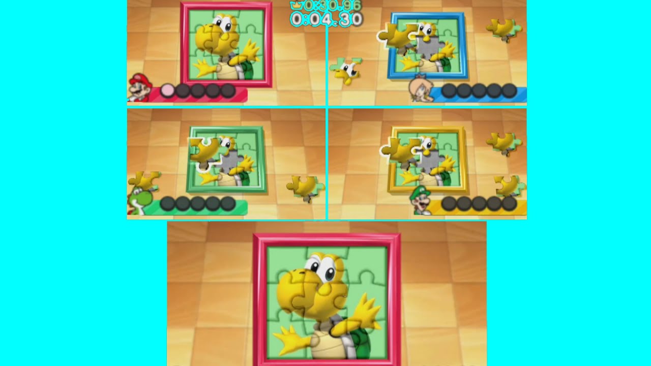 Mario Party The Top 100 - All Minigames Jigsaw Jumble (Mario vs ...