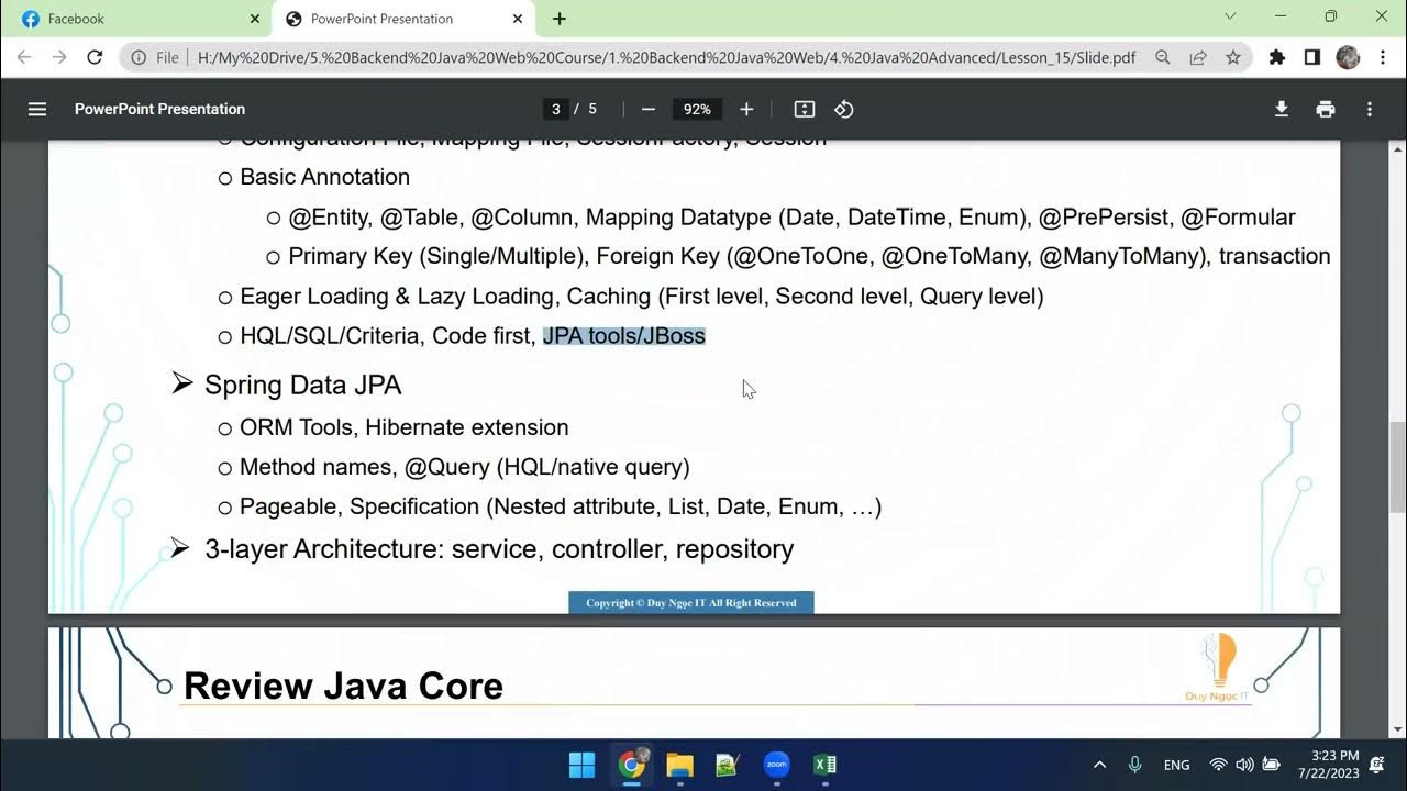 15.1 Review Java Advanced - YouTube