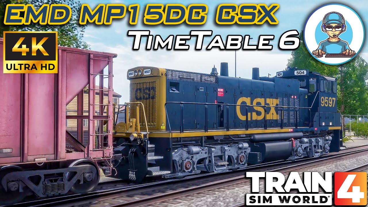 EMD MP15DC CSX TimeTable #6 - YouTube