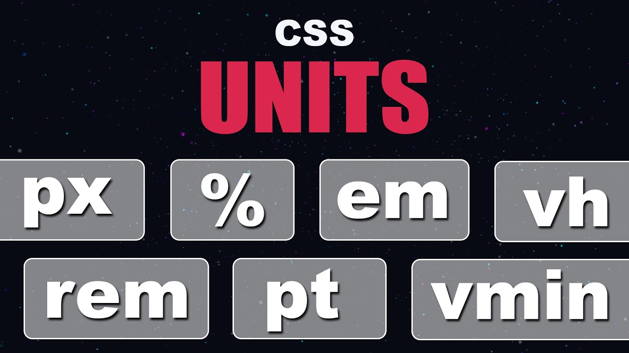 CSS Units Explained for Responsive Web Design (Beginner to Pro) - YouTube