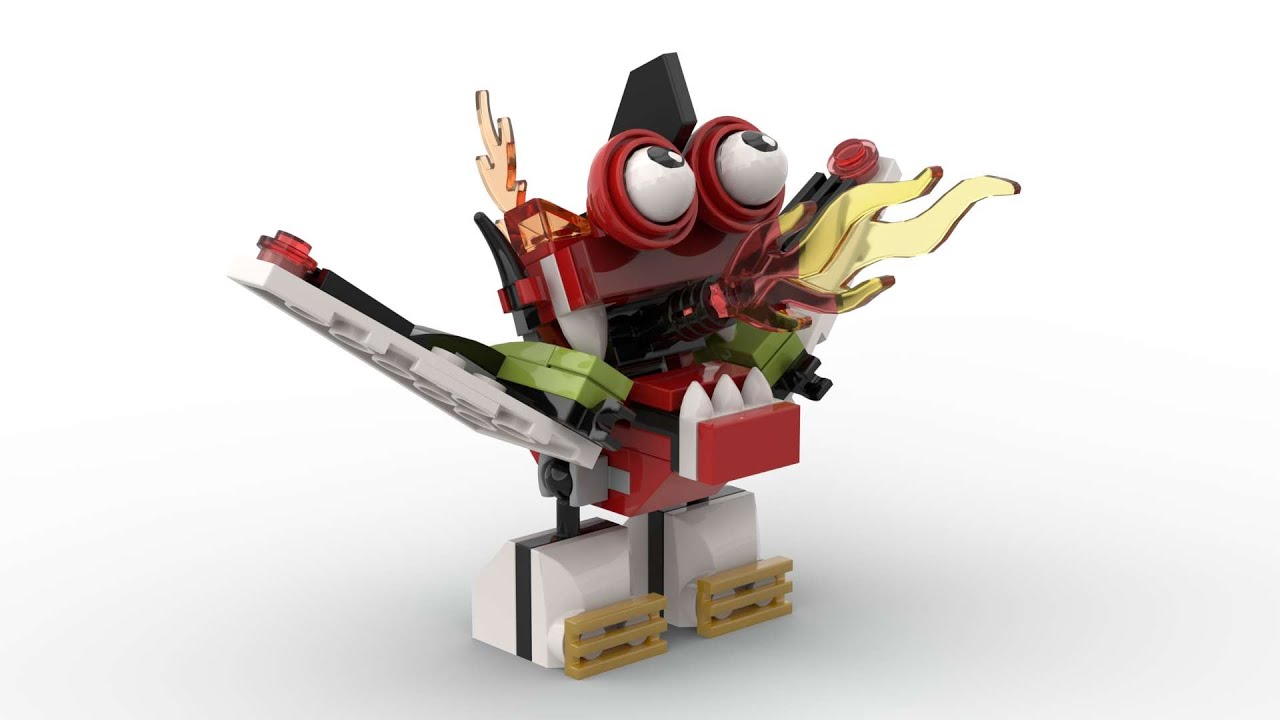 Lego Mixels Niksput + Burnard Speed Build Studio Bricklink LDD by ...
