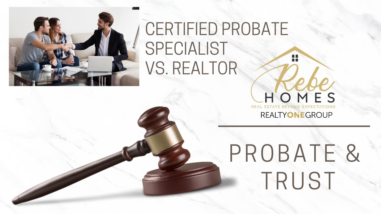 Certified Probate Specialist Vs Realtor - YouTube