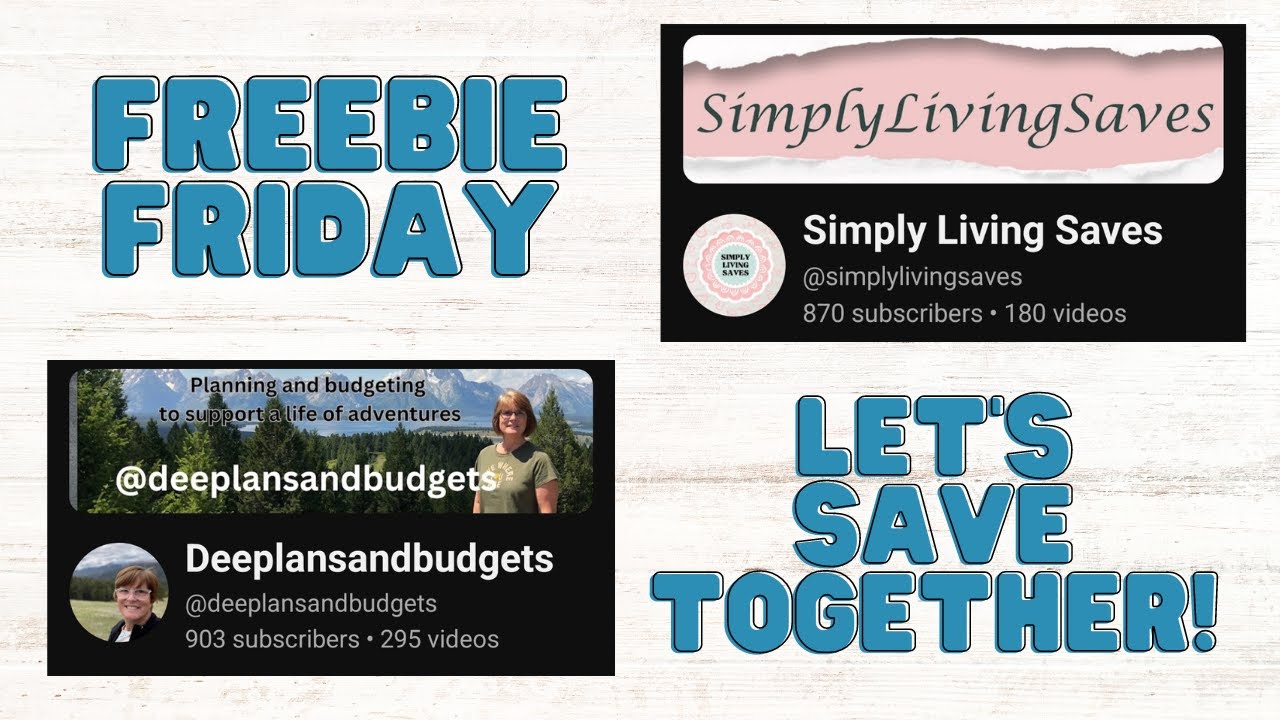 Freebie Friday Series#!2 | Collab with @deeplansandbudgets - YouTube