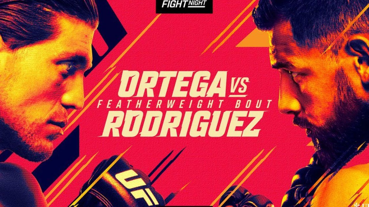 UFC ON ABC 3 LIVE ORTEGA VS RODRIGUEZ LIVESTREAM & FULL FIGHT NIGHT ...