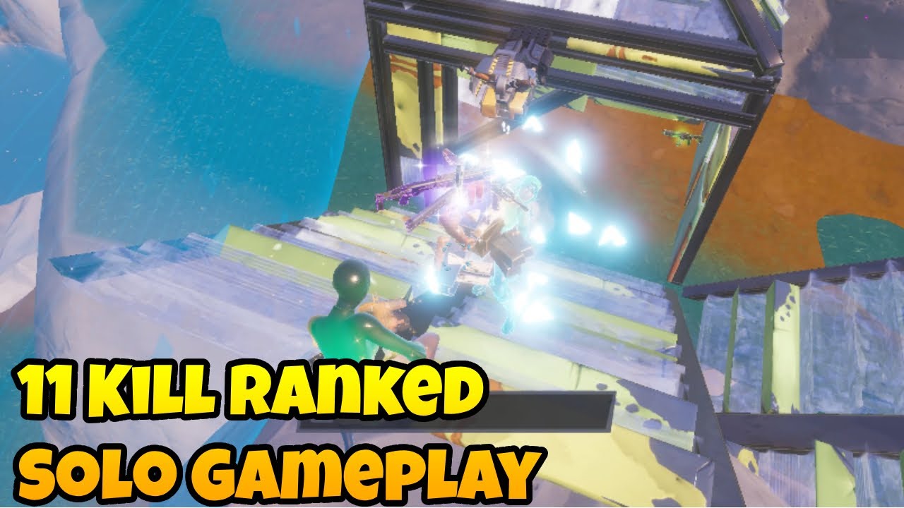 11 Kill Ranked Solo Gameplay | Fortnite - YouTube