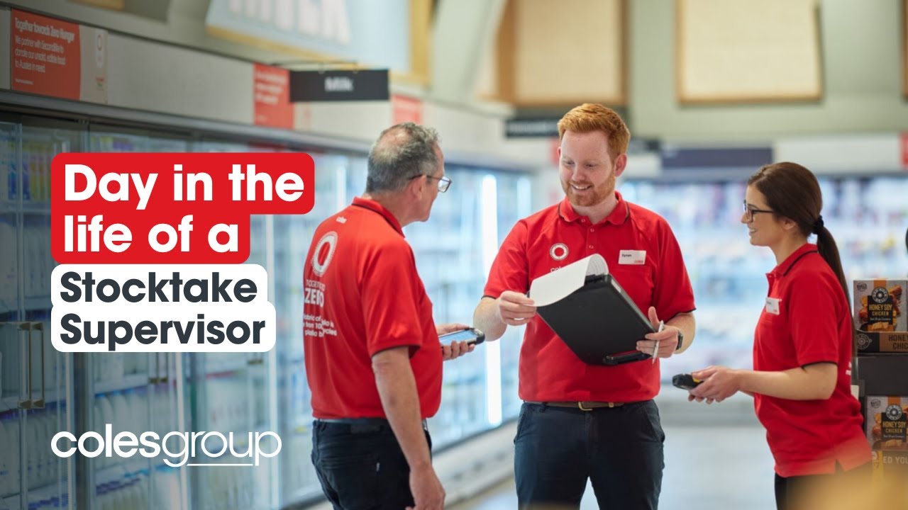 Day in the life of a Stocktake Supervisor | Coles Group - YouTube